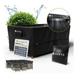 Juskys Gartenm&ouml;bel Abdeckplane 180 x 120 x 75 cm - winterfest, wasserdicht, UV-Schutz, Schutzh&uuml;lle