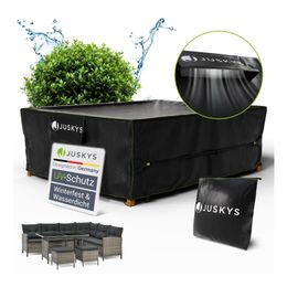 Juskys Gartenm&ouml;bel Abdeckplane 300 x 250 x 100 cm - winterfest, wasserdicht, UV-Schutz, Schutzh&uuml;lle