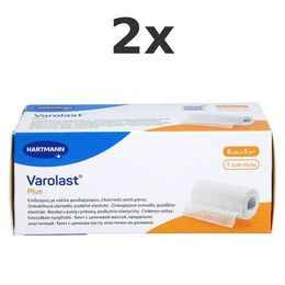 Paul Hartmann AG 2x Varolast Plus Zinkleimbinde 8 cmx5 m Set 1 St
