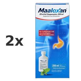 2x Maaloxan 25 mVal Suspension 250 ml