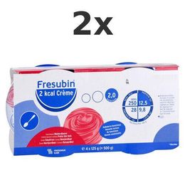 Fresenius 2x Fresubin 2 kcal Creme Walderdbeere im Becher Set 4 St