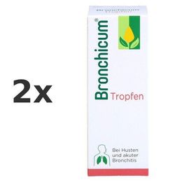 MCM KLOSTERFRAU Vertr. GmbH 2x Bronchicum Tropfen &ndash; Nat&uuml;rliche Linderung bei Husten und Atemwegsbeschwerden 100 ml