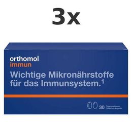 3x Orthomol Immun 30 Tabl./Kaps.Kombipackung 30 St
