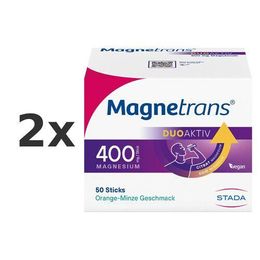 STADA 2x Magnetrans duo-aktiv 400 mg Sticks 50 St
