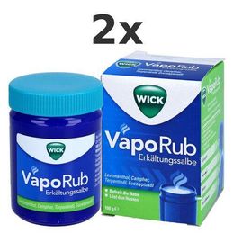 2x Wick VapoRub Erk&auml;ltungssalbe 100 g