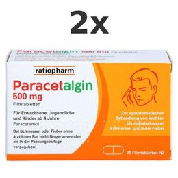 ratiopharm 2x Paracetalgin 500 mg Filmtabletten 20 St