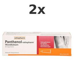 2x PANTHENOL-ratiopharm Wundbalsam 100 g