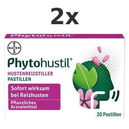 BAYER 2x Phytohustil Hustenreizstiller Pastillen 20 St