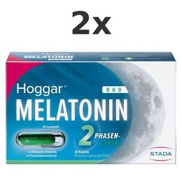 STADA 2x Hoggar Melatonin Duo Einschlaf-Kapseln 30 St