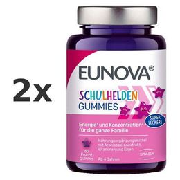 STADA 2x Eunova Schulhelden Gummies 60 St