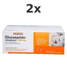 2x GLUCOSAMIN-ratiopharm 1500 mg 90 St