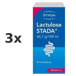 3x Lactulose STADA Sirup 500 ml