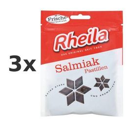 3x Rheila Salmiak Pastillen zuckerhaltig 90 g