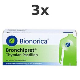 3x Bronchipret Thymian Pastillen 30 St