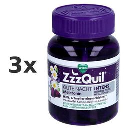 3x Wick ZzzQuil Intens Dreierpackung 30 St