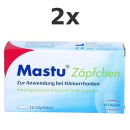 Heilpflanzenwohl GmbH 2x Mastu Z&auml;pfchen H&auml;morrhoiden 10 St