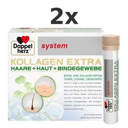 Queisser 2x Doppelherz Kollagen Extra system Trinkampullen Set 30 St