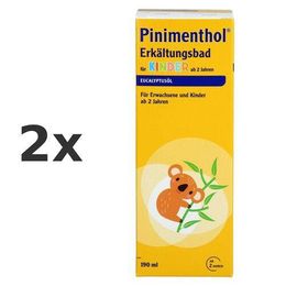 2x Pinimenthol Erk&auml;ltungsbad f.Kind ab 2 J.Eucalyptus Set 190 ml