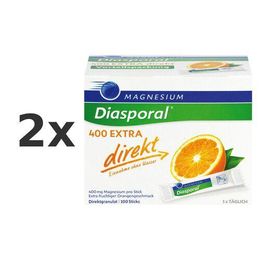 2x Magnesium Diasporal 400 Extra direkt Granulat 100 St