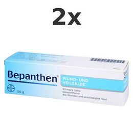 BAYER 2x Bepanthen Wund- und Heilsalbe 50 g