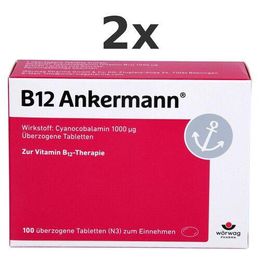 W&Ouml;RWAG PHARMA B12 Ankermann Doppelpackung (2x 100St) 200 St