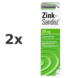 HEXAL&reg; 2x Zink Sandoz Brausetabletten 20 St