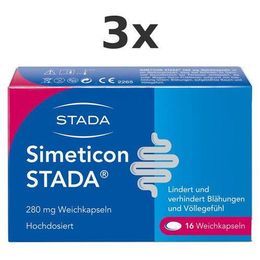 3x Simeticon STADA 280 mg Weichkapseln 16 St