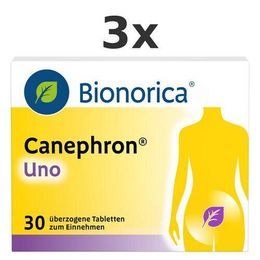 3x Canephron Uno &uuml;berzogene Tabletten 30 St