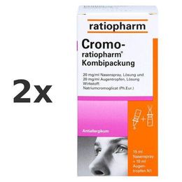 2x CROMO-ratiopharm Kombipackung 1 P