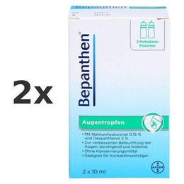 BAYER BEPANTHEN Augentropfen Doppelpackung (2x 20ml) 40 ml