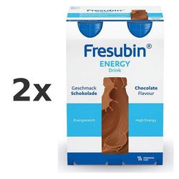 Fresenius 2x Fresubin Energy Drink Schokolade Trinkflasche Set 4 St