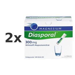 2x Magnesium Diasporal 300 mg Granulat 100 St