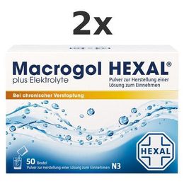 HEXAL&reg; 2x Macrogol HEXAL plus Elektrolyte Set 50 St