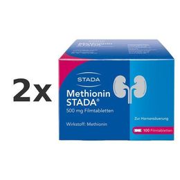 2x Methionin STADA 500 mg Filmtabletten Set 100 St