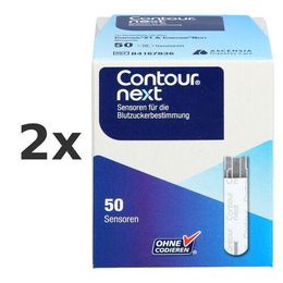 2x Contour Next Sensoren Teststreifen 50 St