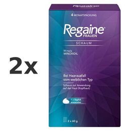 2x Regaine Frauen Schaum 50 mg/g 120 g