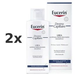 Beiersdorf AG 2x Eucerin DermoCapillaire kopfhautberuh.Urea Shampoo Set 250 ml