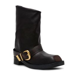 Steve Madden Leder-Stiefel "Climaxx" in Braun - 58% | Gr&ouml;&szlig;e 39 | Damen-stiefel