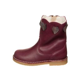 kmins Leder-Boots in Dunkelrot - 61% | Gr&ouml;&szlig;e 35 | Kinderstiefel