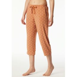 Schiesser Pyjama-Hose in Orange - 53% | Gr&ouml;&szlig;e 34 | Damen-loungewear