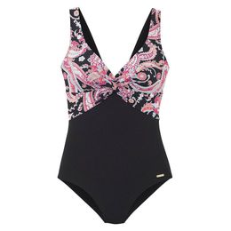 Sunseeker Badeanzug in Schwarz/ Pink - 49% | Gr&ouml;&szlig;e 40B-Cup | Damen-bademode