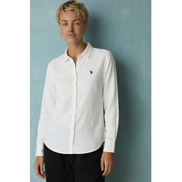 U.S. Polo Assn. Hemd - Regular fit - in Wei&szlig; - 41% | Gr&ouml;&szlig;e M | Damen-blusen