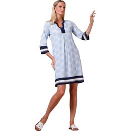 Heine Kleid in Hellblau/ Creme - 64% | Gr&ouml;&szlig;e 46 | Damen-kleider
