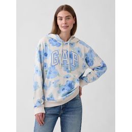 GAP Hoodie in Creme/ Hellblau - 52% | Gr&ouml;&szlig;e L | Damen-sweatshirts-jacken