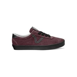 Vans Leder-Sneakers "Sport Low" in Bordeaux - 72% | Gr&ouml;&szlig;e 39 | Damen-sneakers