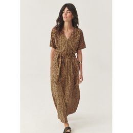 TATUUM Kleid in Hellbraun/ Schwarz - 61% | Gr&ouml;&szlig;e 36 | Damen-kleider
