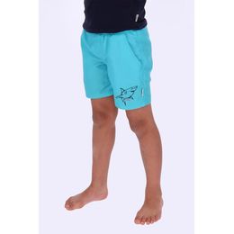 B.Nosy Badeshorts "Will" in Hellblau - 39% | Gr&ouml;&szlig;e 122/128 | Kinder-bademode