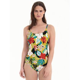 Anita Badeanzug in Gr&uuml;n/ Bunt - 84% | Gr&ouml;&szlig;e 42F-Cup | Damen-bademode