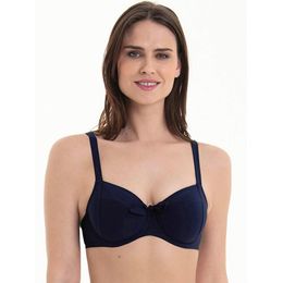 Anita Bikini-Oberteil in Dunkelblau - 80% | Gr&ouml;&szlig;e 38E-Cup | Damen-bademode