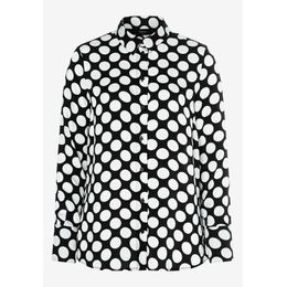 More & More More & More Bluse in Wei&szlig;/ Schwarz - 71% | Gr&ouml;&szlig;e 42 | Damen-blusen